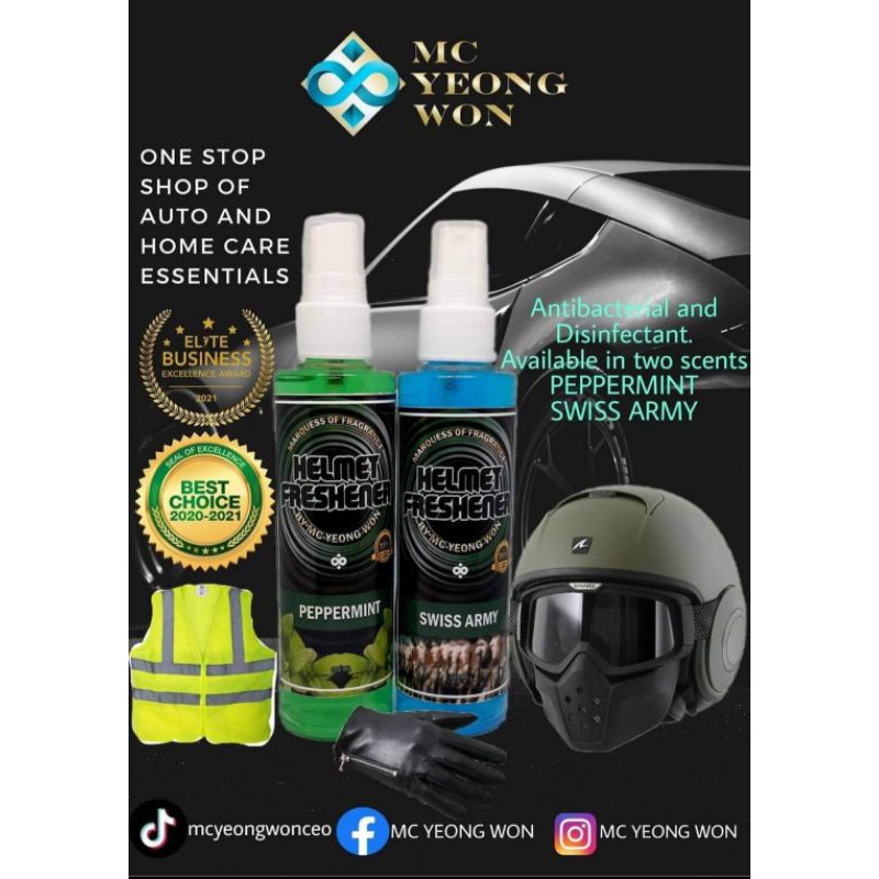 HELMET FRESHENER - MC YEONG WON | Shopee Philippines