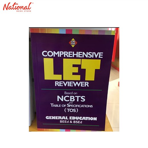 Let Comprehensive Reviewer:General Education National Book Store ...