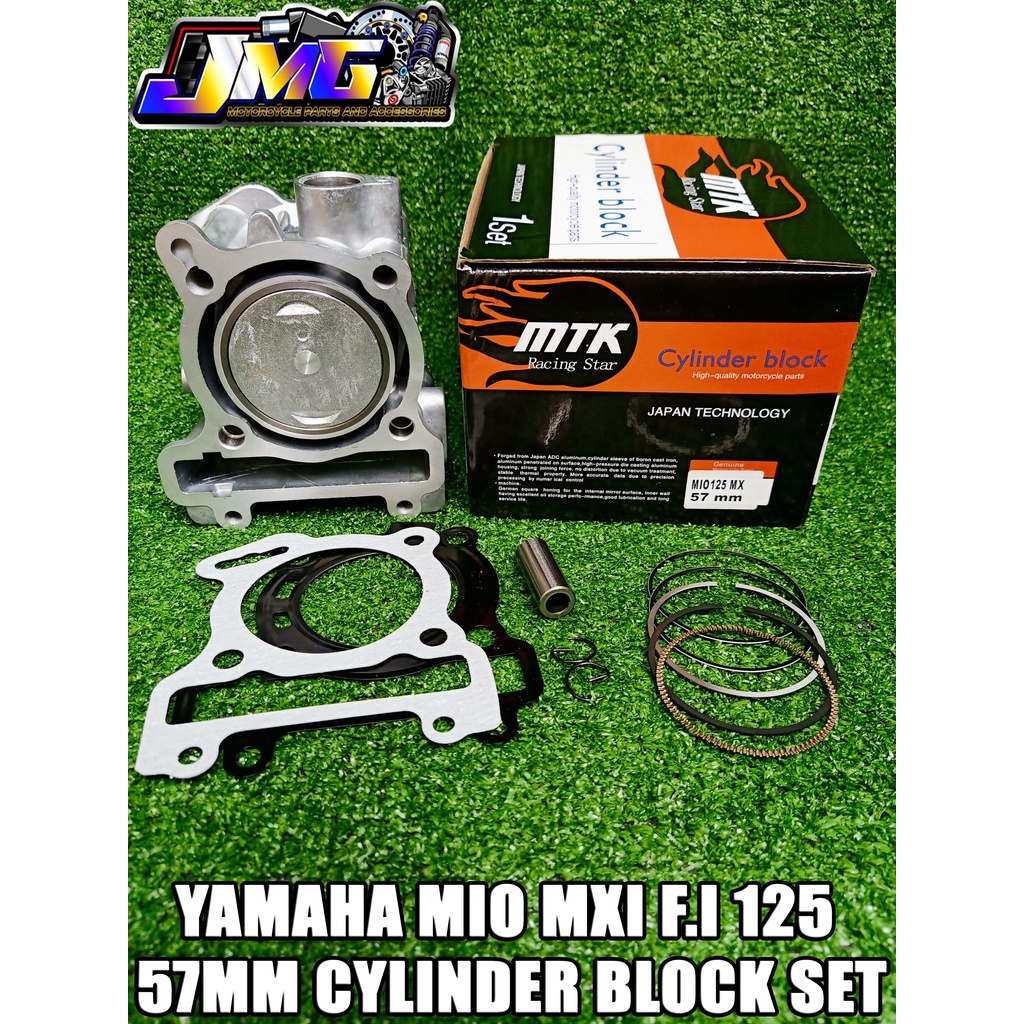 YAMAHA MIO MXI F.I 125 57MM CYLINDER BLOCK SET | Shopee Philippines