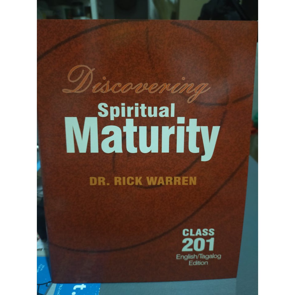 CLASS 201 English/Tagalog Edition "Discovering Spiritual maturity ...