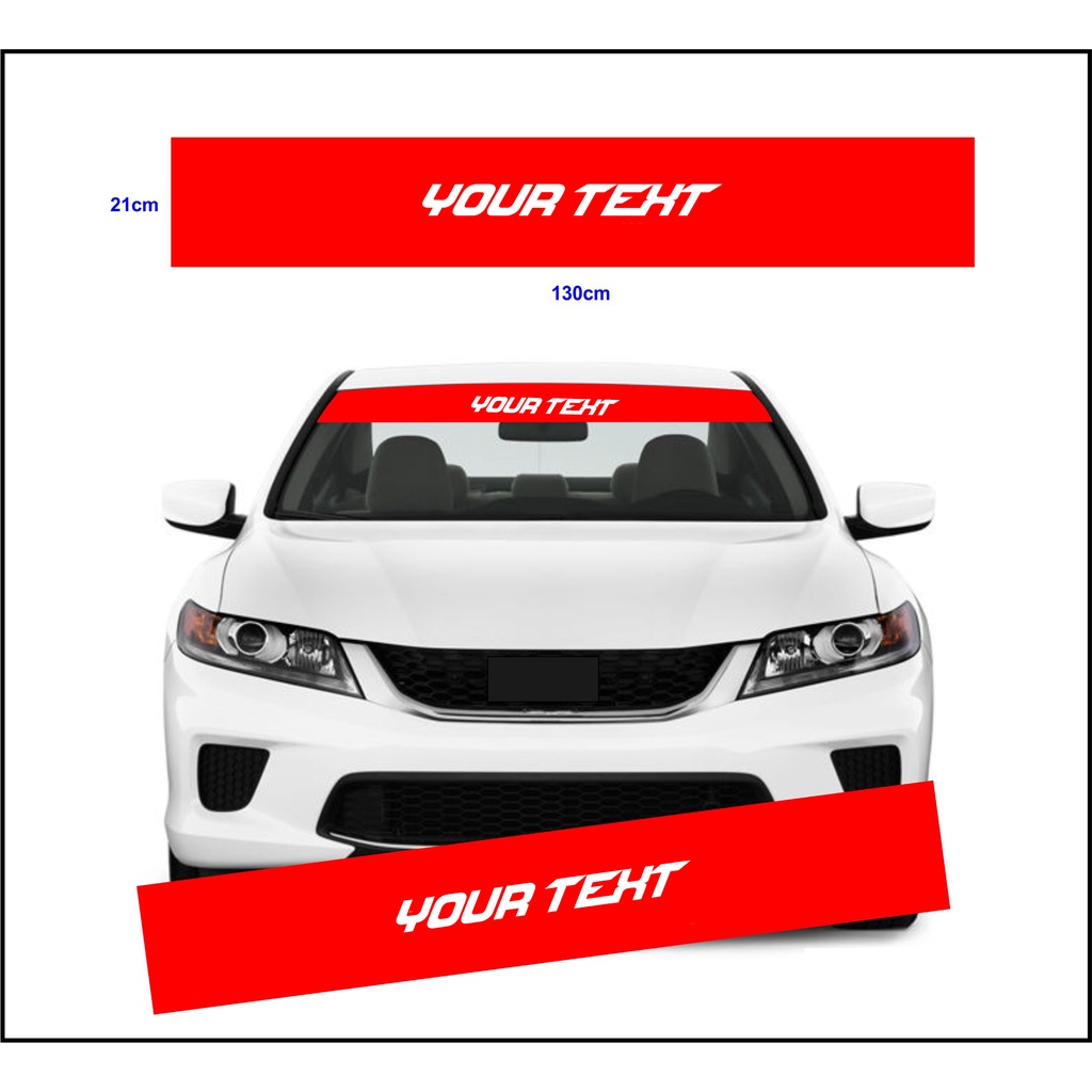 Motul Windshield Banner , Custom Windshield Banners (Available for ...