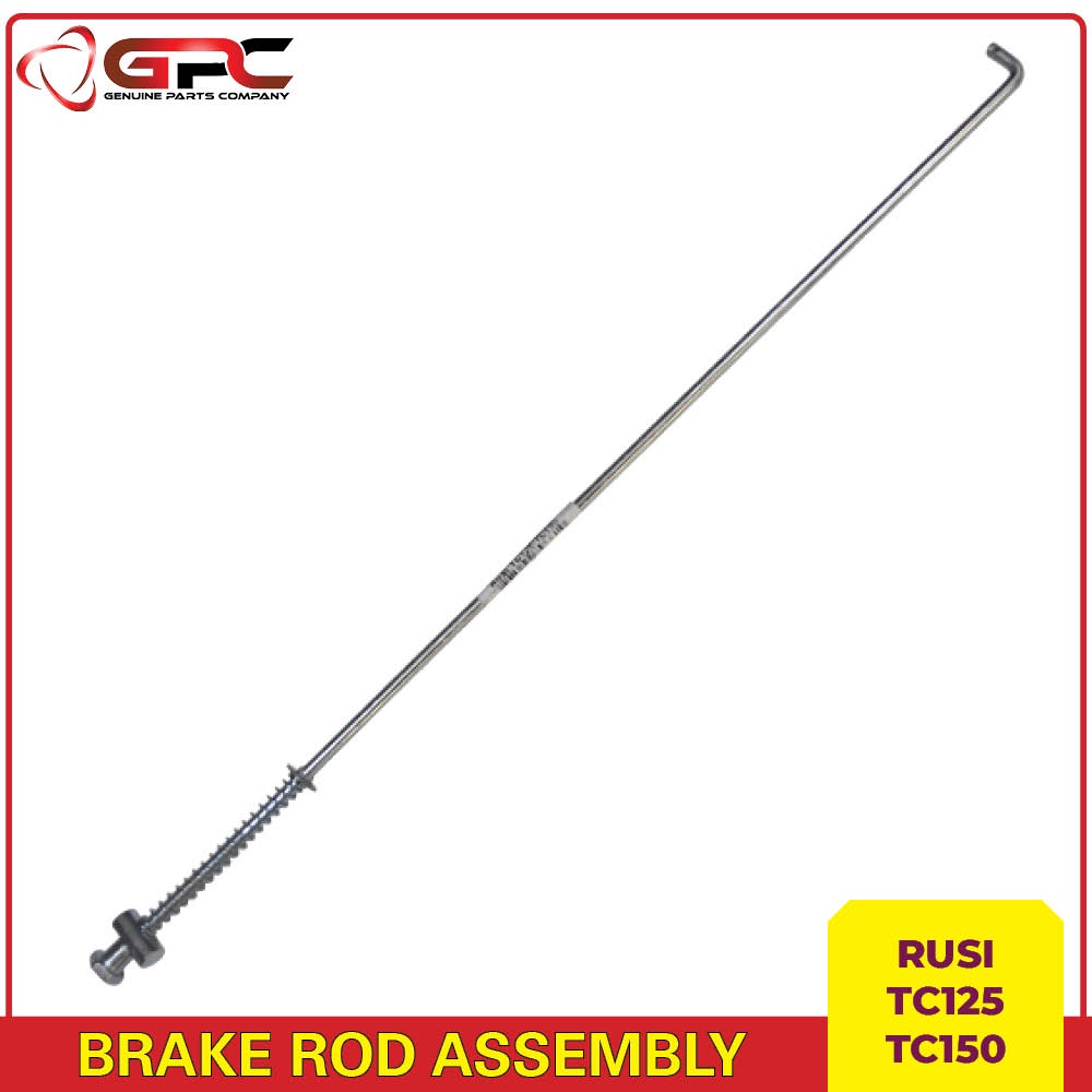 Rusi TC125, TC150 GPC Brake Rod Assembly (with Nut & Joint) | Shopee ...