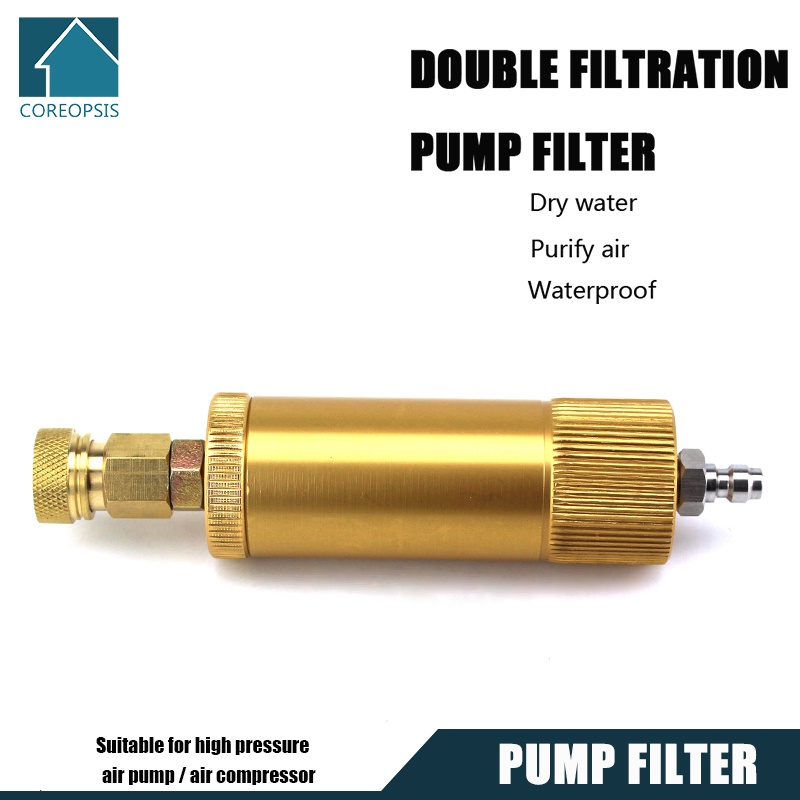 PCP 300bar 4500psi Hand Pump Filter M10x1 Water-Oil Separator Air ...