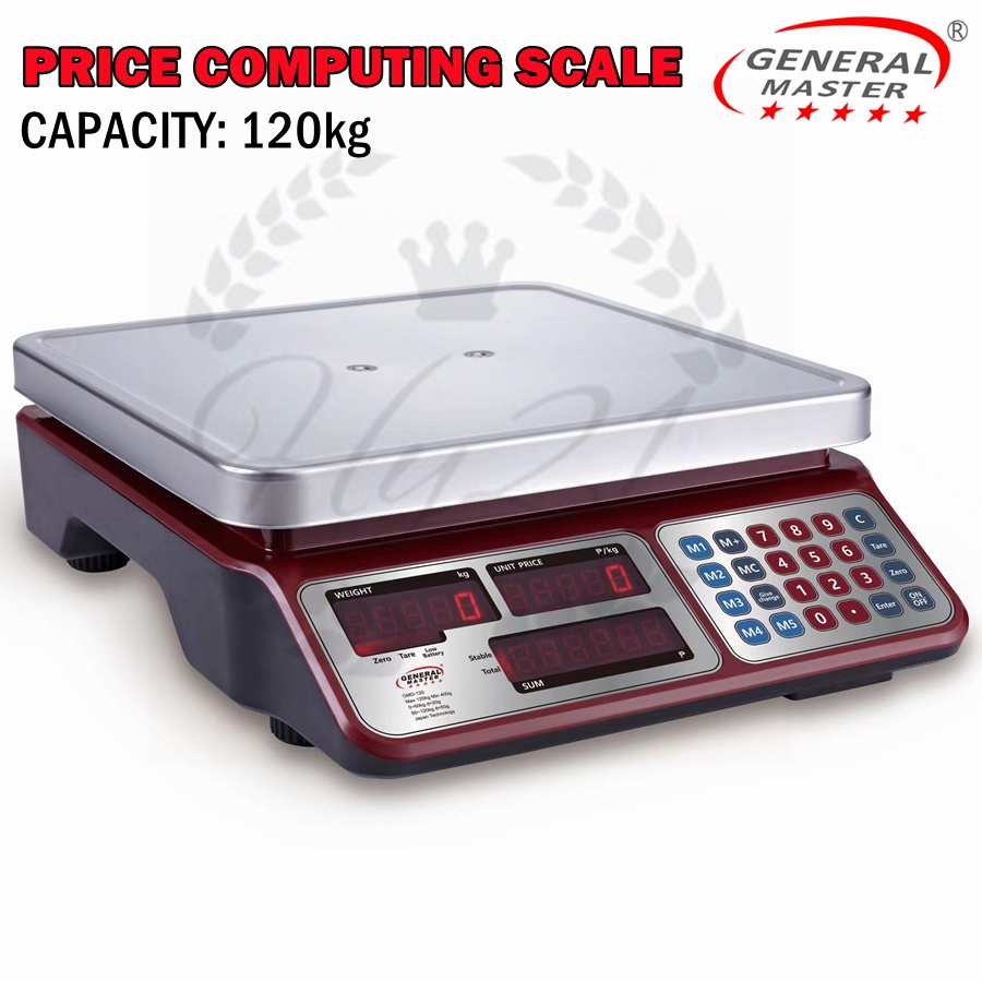 General Master 120kg Price Computing Scale Weighing Scale Digital Scale ...