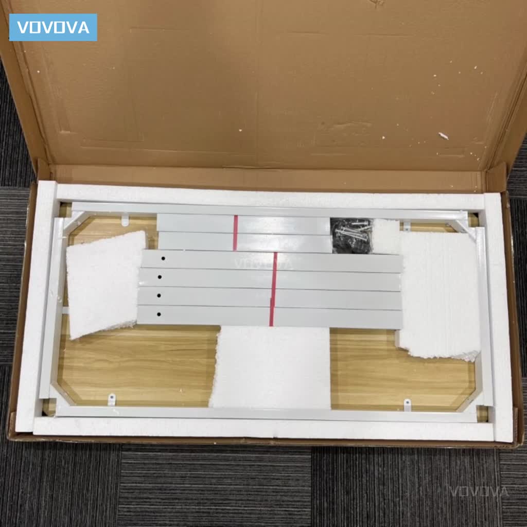 VOVOVA Computer Table 80/120/140CM Gaming Table Office Table Study ...