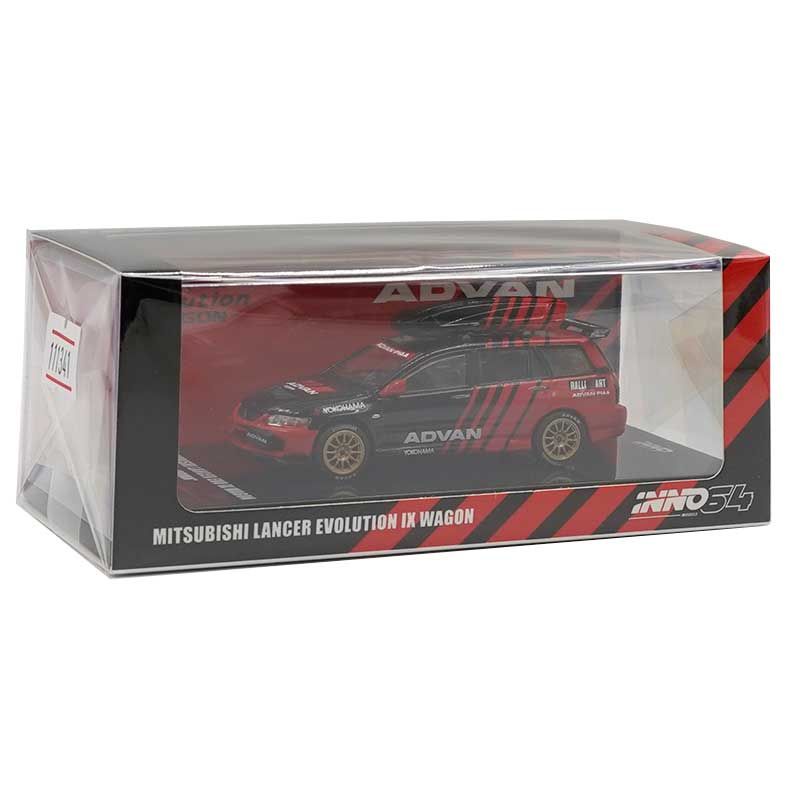 Inno64 Lancer Evolution 9 Wagon Livery ADVAN with Roof Box Cargo ...