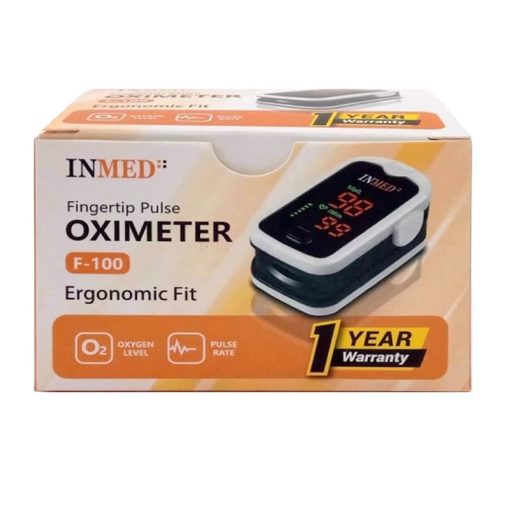 INMED Fingertip Pulse Oximeter A310 with Rubber Case | Shopee Philippines