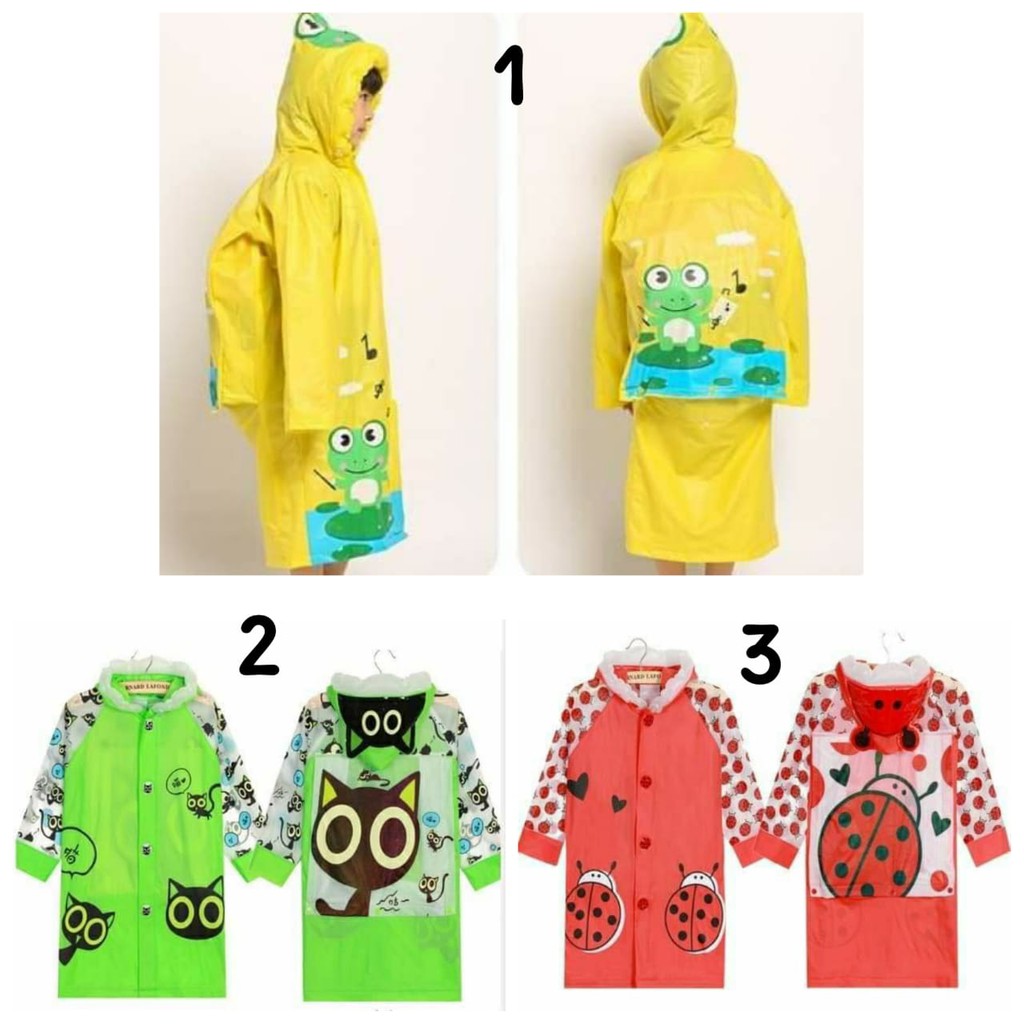 Raincoat Children Backpack Backpack / Children 's Raincoat With ...
