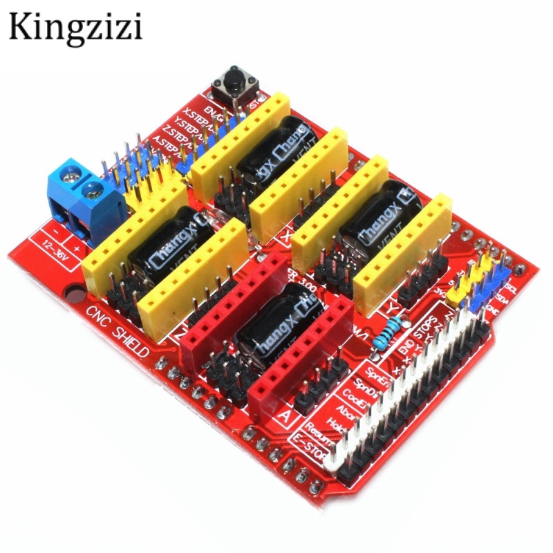 Arduino Uno A4988 Stepper Driver Cnc Shield V3 3d Printer Shield