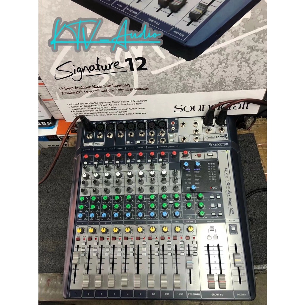 SOUNDCRAFT Signature 12 Low-cost high-performance Lexicon®effects ...