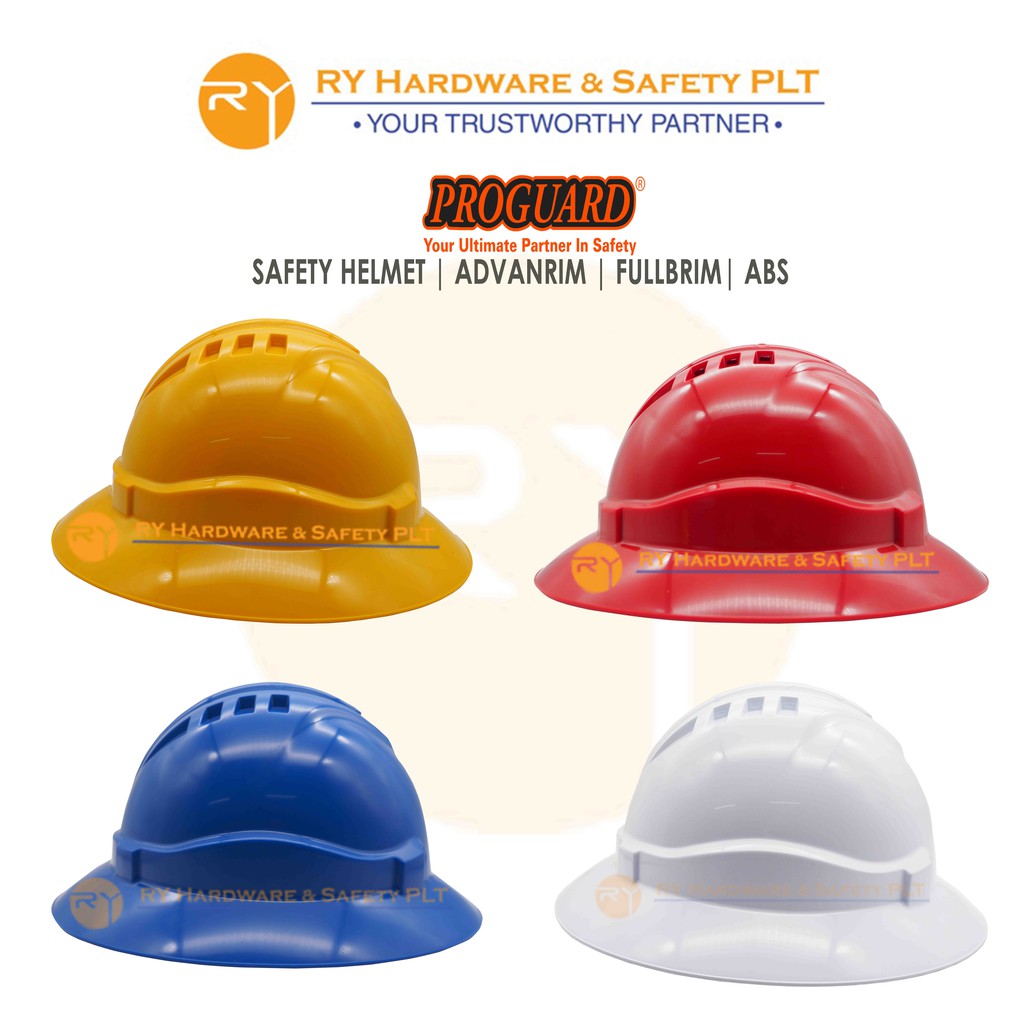 PROGUARD ADVANRIM FULLBRIM ABS SIRIM Approval Ratchet system Topi ...
