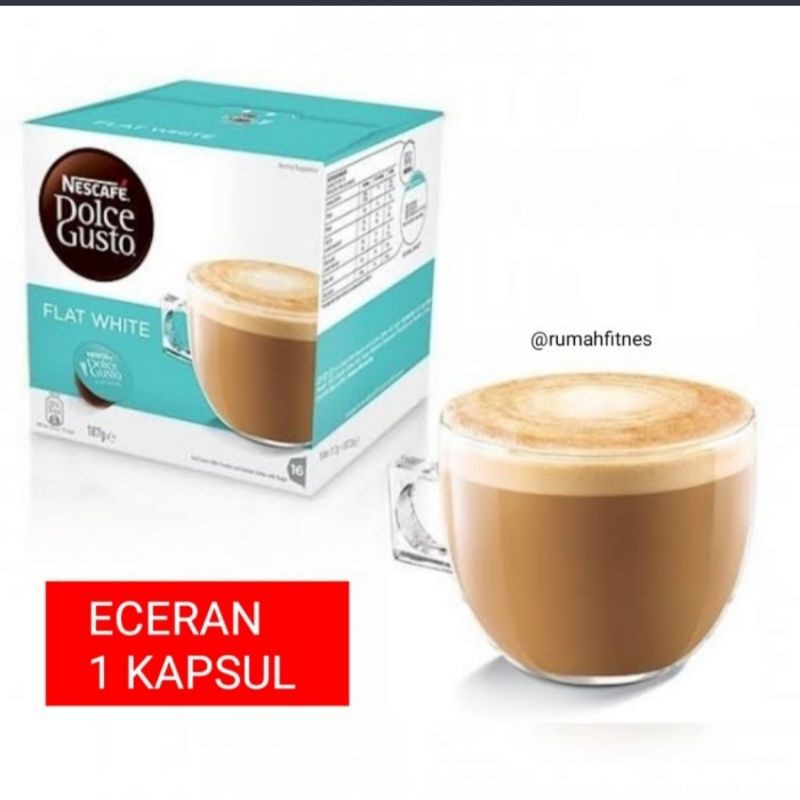Nescafe Dolce Gusto FLAT WHITE coffee capsules retail | Shopee Philippines