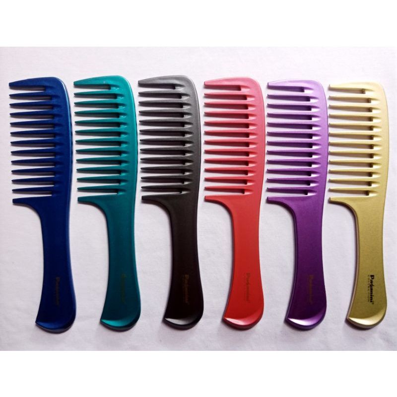 Paganini collection : wide teeth hair comb / suklay, detangling ...