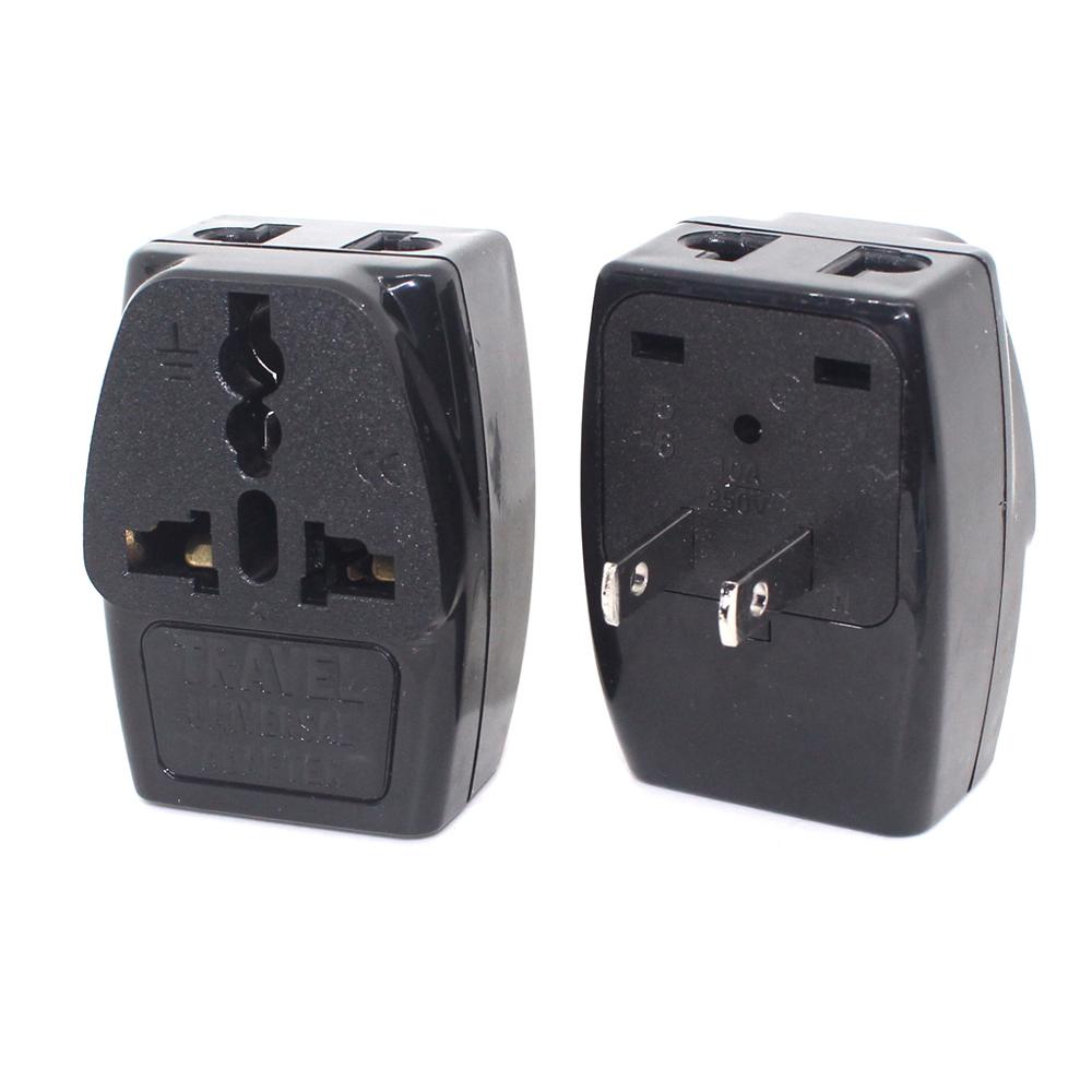 US Travel Adapter (Type A), Convert Universal Socket To 2-flat Pins ...