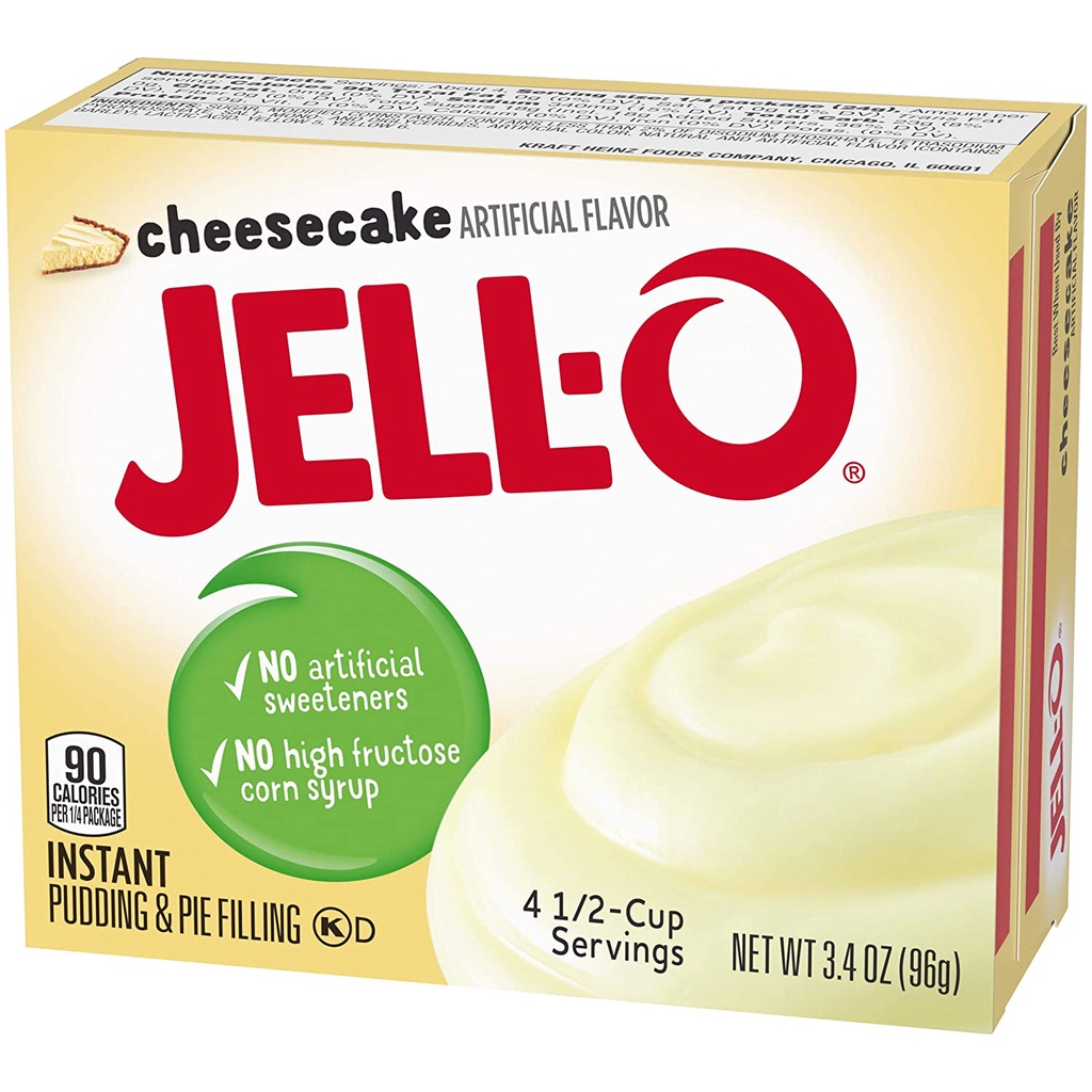 CHEESECAKE FLAVOR MIX PUDDING POWDER Jell-O Instant Pudding & Pie ...
