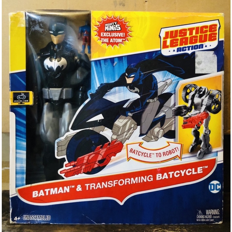Justice League Action Batman and Transforming Batcycle | Shopee Philippines