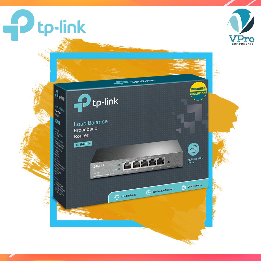 Tp-Link TL-R470T+ Load Balance Broadband Router | Shopee Philippines