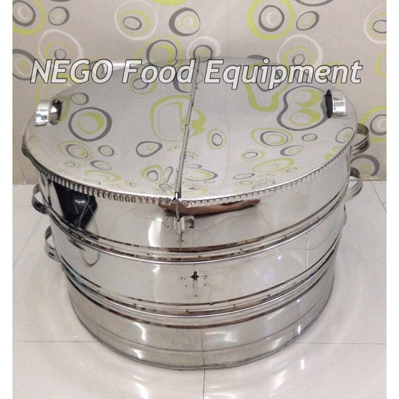 Round Steamer Siomai Siopao Steamer 14-16 inches 3 Layers | Shopee ...