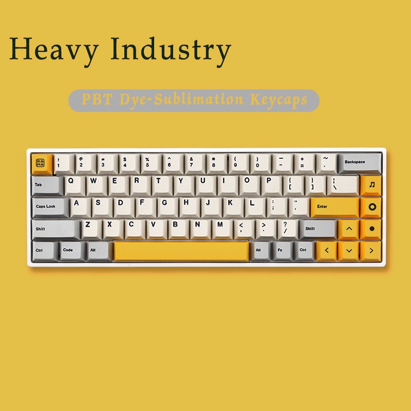138 Keys Heavy Industry Keycaps PBT Keycap Cherry Profile Mechanical ...