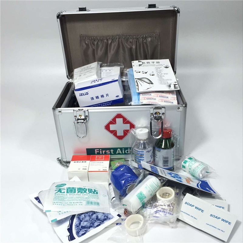 36 categories, 300 items, 12-inch aluminum alloy home medical first aid ...