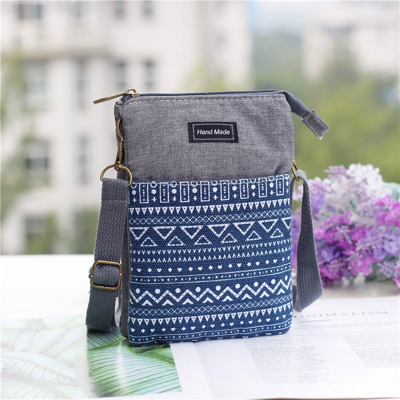 Mobile Phone Bag Handmade Vintage Pattern Cotton Linen Change Mobile ...
