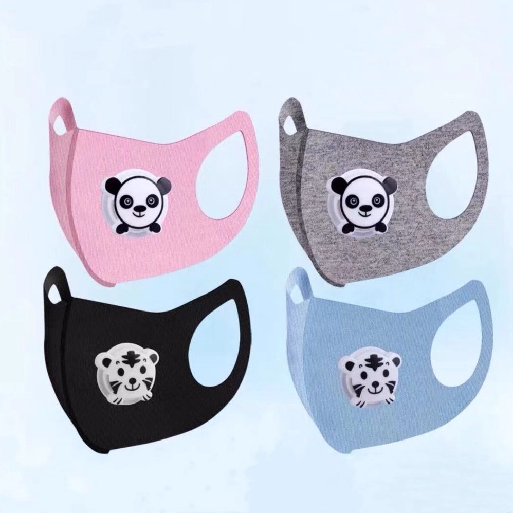 Kid’s Face Mask with Air Nozzle Washable | Shopee Philippines
