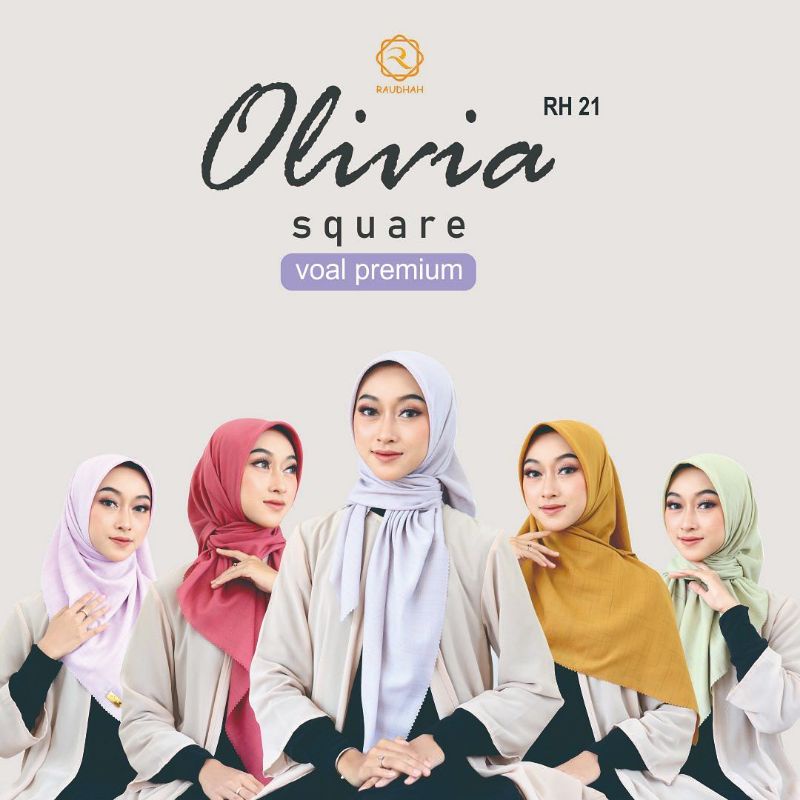 Olivia Square Raudhah voal waffle premium lasercut Quadrilateral waffle ...