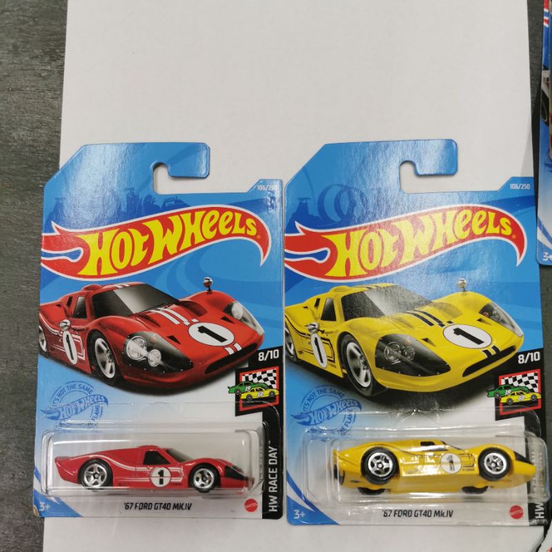 MERAH Diecast Hot Wheels 67 Ford GT40 MK.IV HW MK IV GT 40 Hotwheels ...