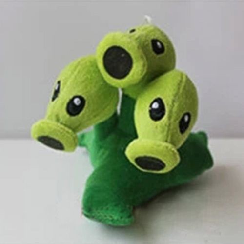PLANTS vs. ZOMBIES Game Soft Plush Doll Toys Threepeater | Shopee ...