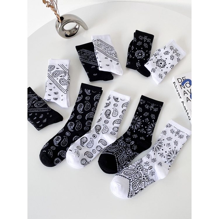 bandana mens socks iconic socks mid cut | Shopee Philippines