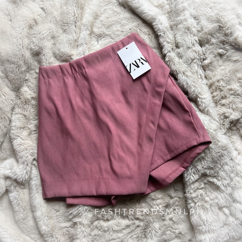 TRENDING OVERLAP PALDA SHORTS | Highwaist Skort | Shopee Philippines