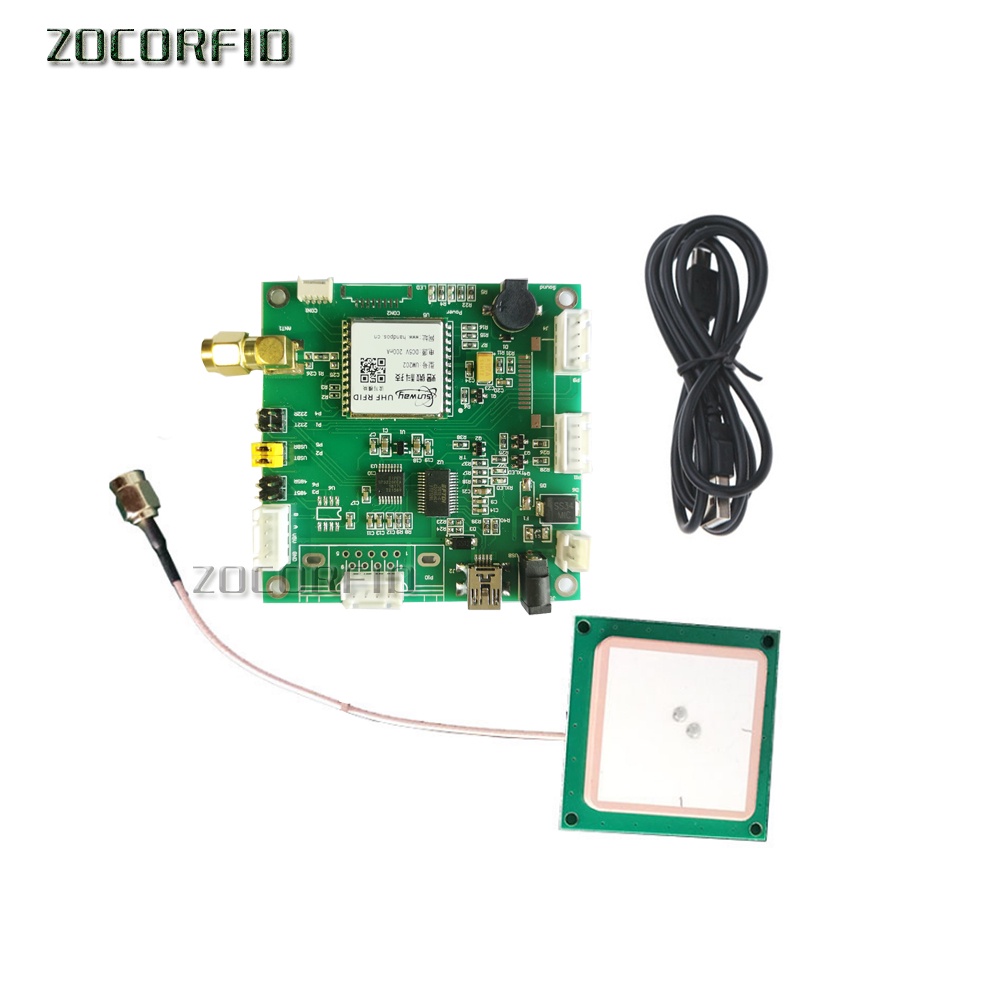 Desktop USB UHF RFID Reader writer 5cm-3m long range antenna uhf RFID ...