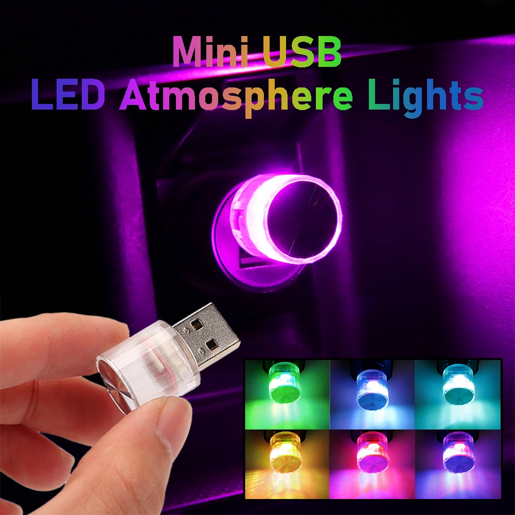 HW Mini USB LED Atmosphere Lights Decorative Lamp For Party Ambient ...