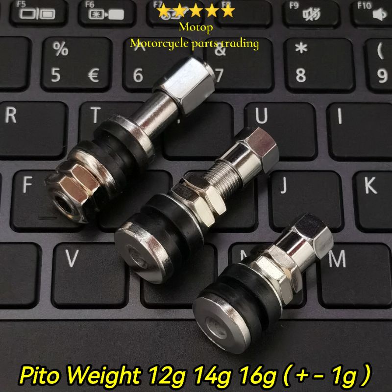 TUBELESS TIRE ALLOY PITO(SIMILAR STAINLESS) STRAIGHT DESIGN W/TIRE ...