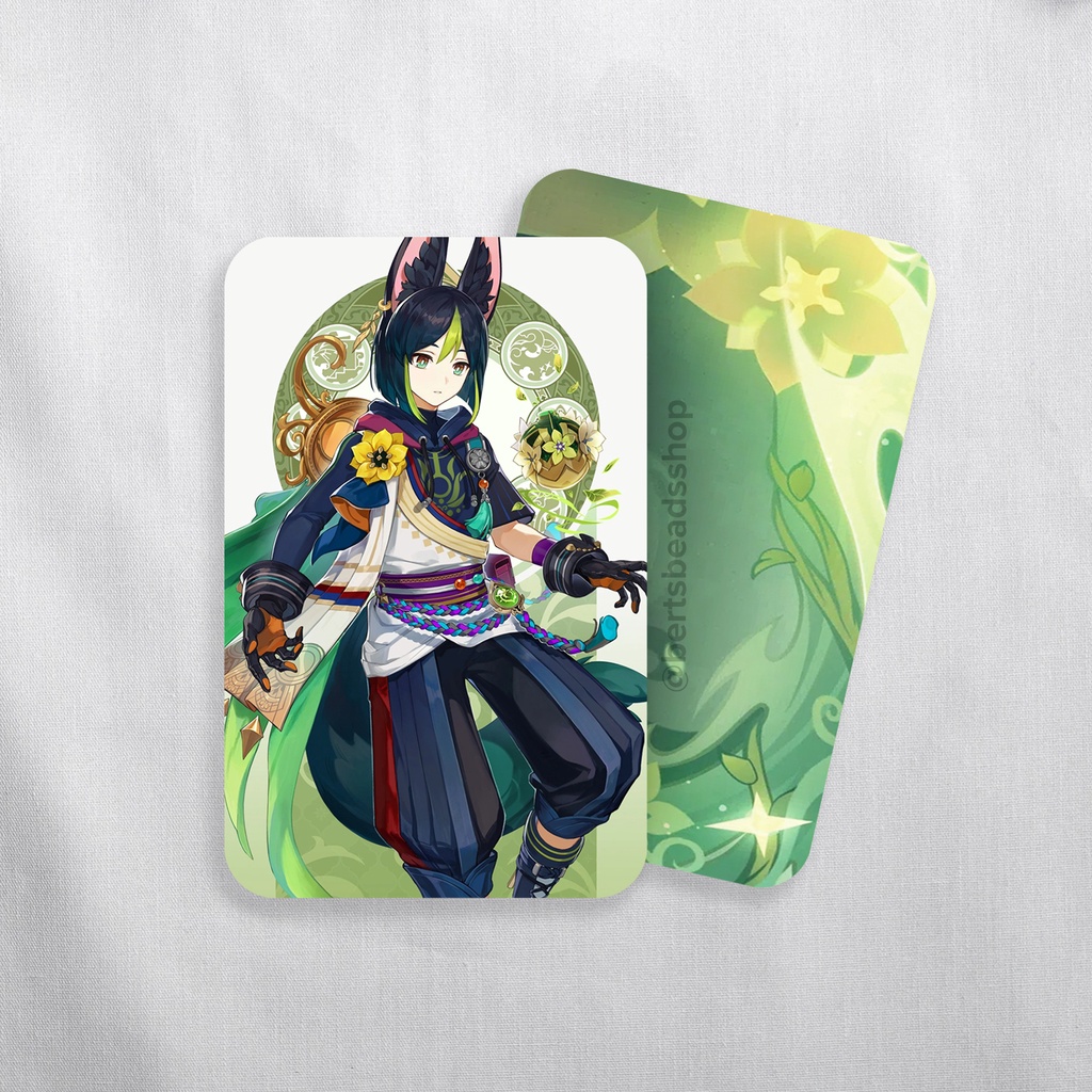 Genshin Impact Photocards - TIGHNARI Textured Photocards Front and Back ...