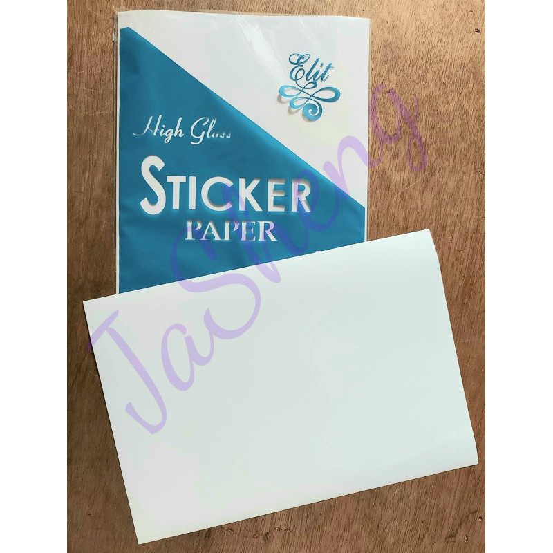 Veco High Gloss Sticker Paper A4 (10 Sheets) | Shopee Philippines