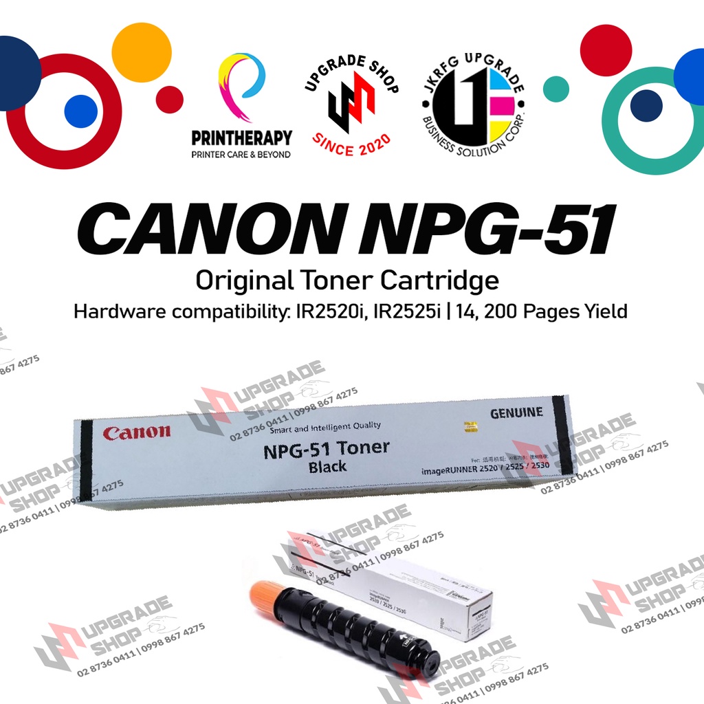Canon NPG-51 Black Original Toner Cartridge NPG51 | Shopee Philippines