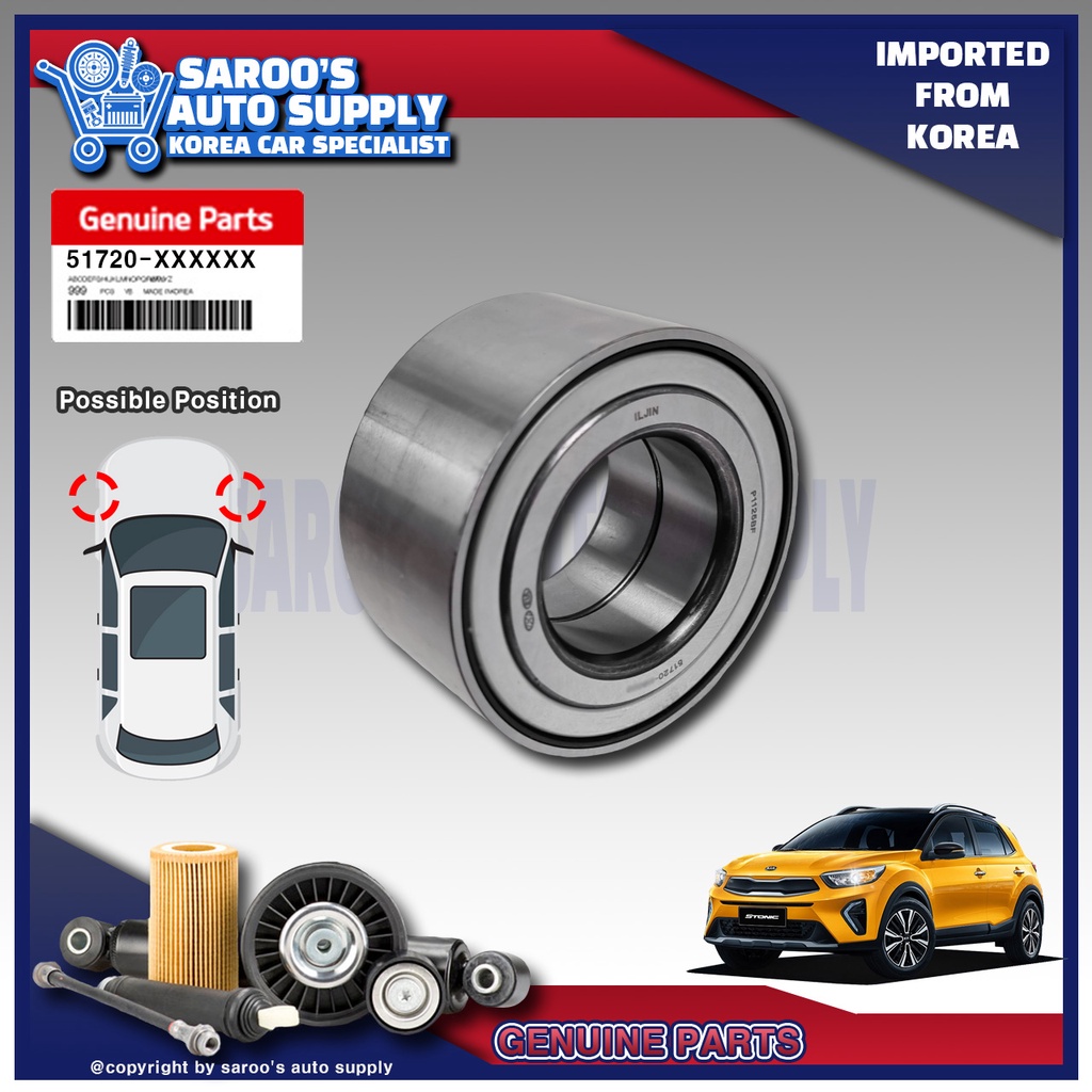 [Front][Genuine] Wheel Hub Bearing For Kia Stonic (20-24),RIO(17-24 ...