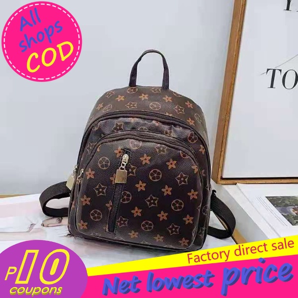 Korean Monographic Design Kikay Fashion Mini Backpack Bag For Ladies ...