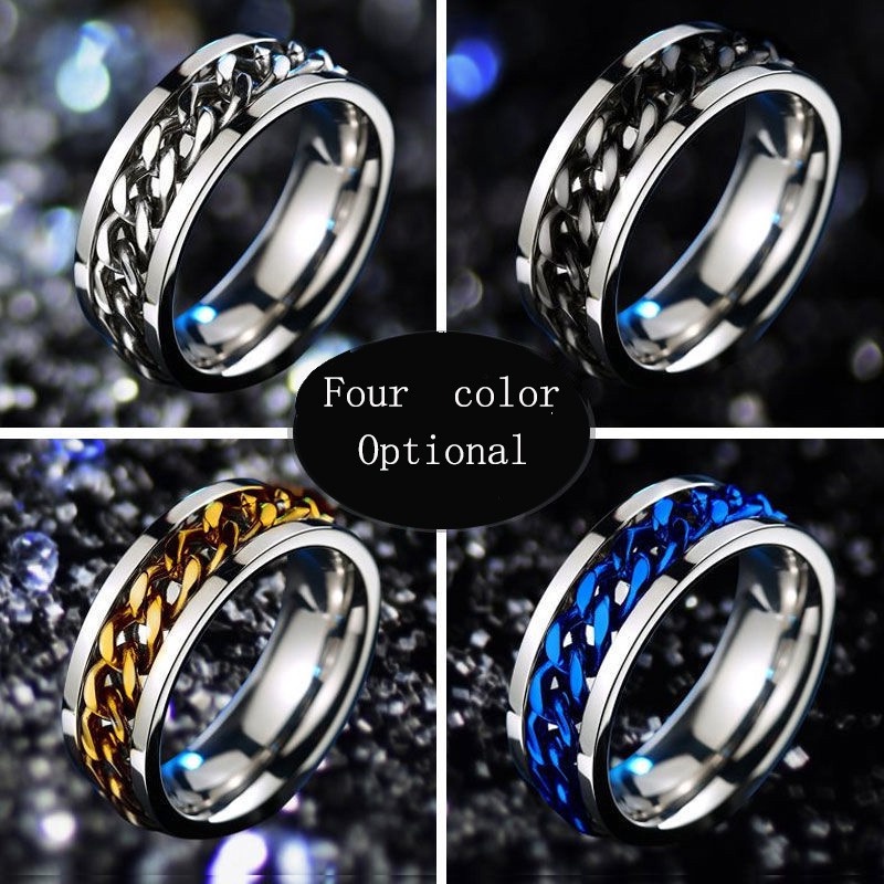 Ready stock 4 PCS / SET Charm Cool Stainless Steel Ring Open Beer ...