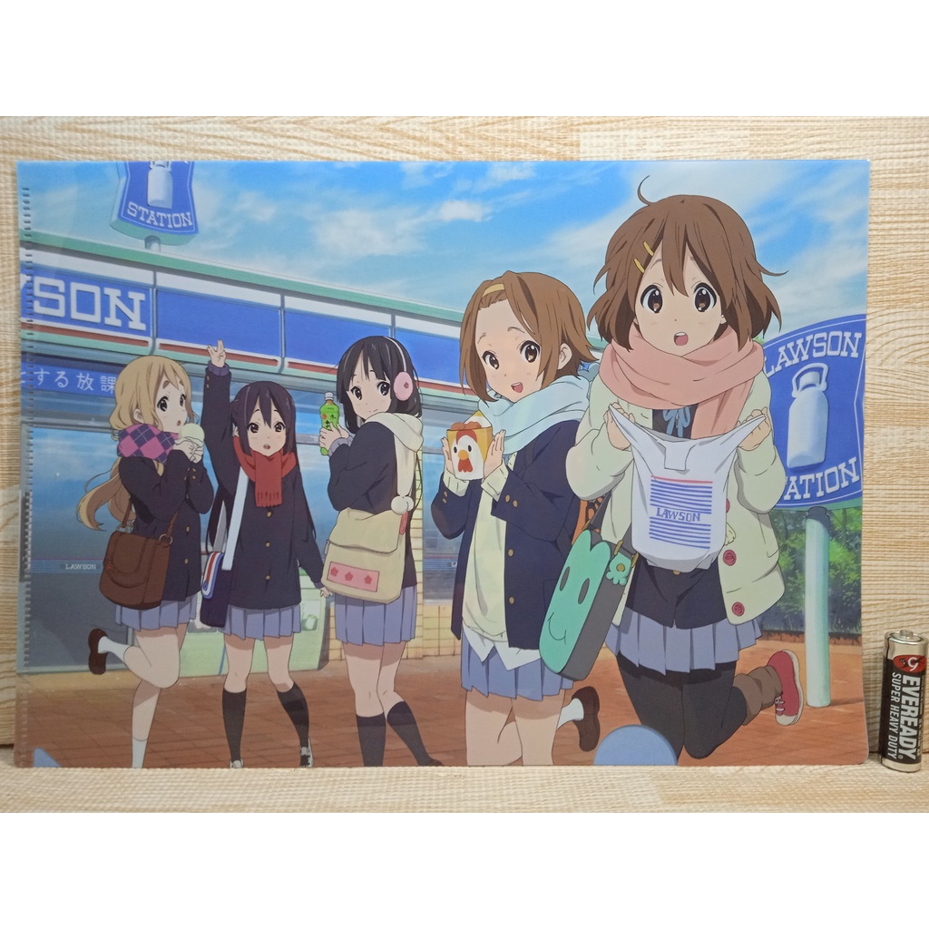 K-ON!! Anime Merch: A4 Clear Files | Shopee Philippines