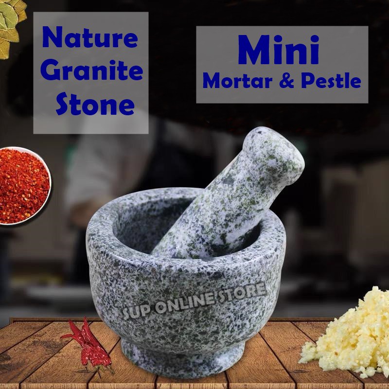 Mini Granite Stone Mortar And Pestle 8cm/10cm/Stone Mortar Pounder | Shopee Philippines