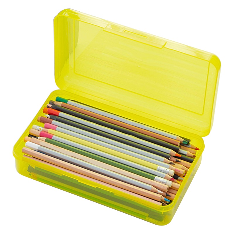 seve Hard Plastic Pencil Case Crayon Pen Box Sketch Pencil Case ...
