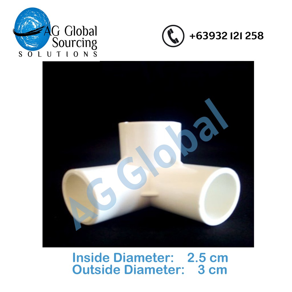 Three way elbow 3/4 inch size | Shopee Philippines