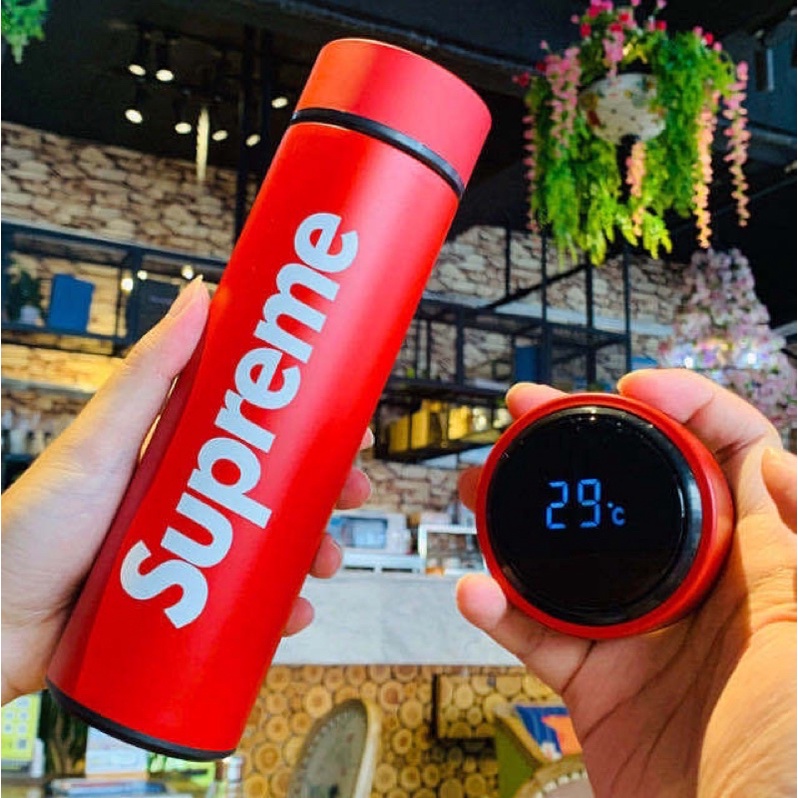 ! SUPREME COKE PEPSI thermo flask with temperature display | Shopee ...