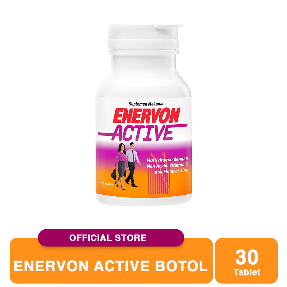 Enervon Active Tablet Bottle 30s | Shopee Philippines