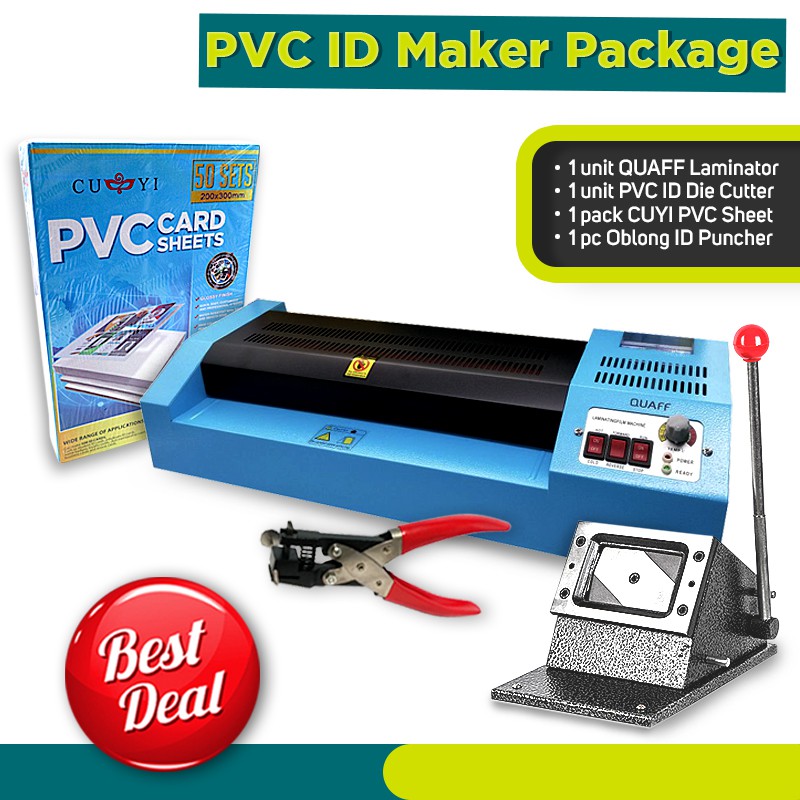 Promo Package PVC ID Maker 1unit A3 Laminator (HEAVY DUTY) color ...