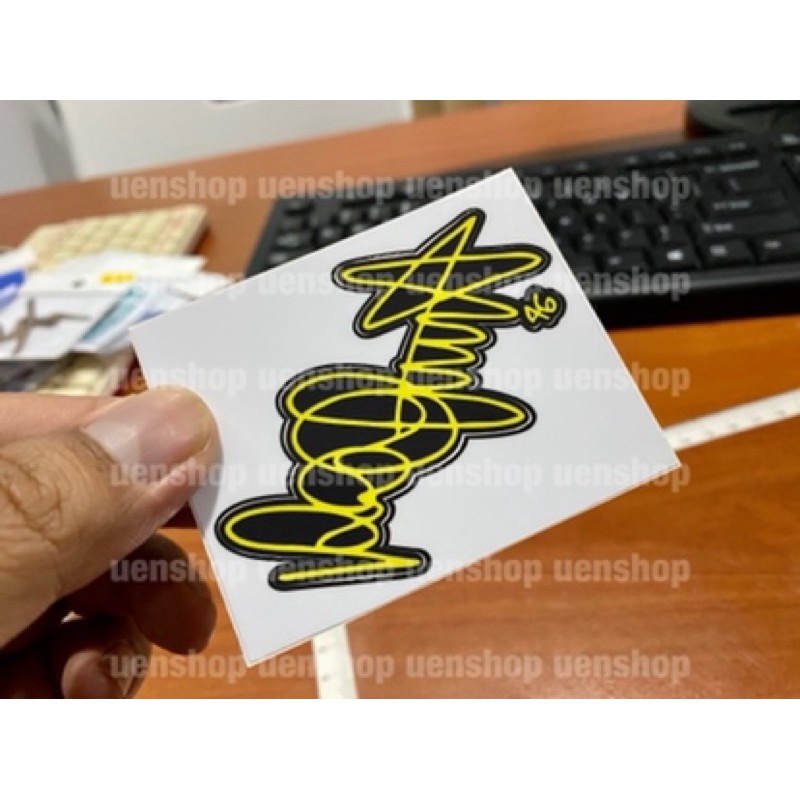 Sticker DECAL yamaha rossi 46 signature | Shopee Philippines