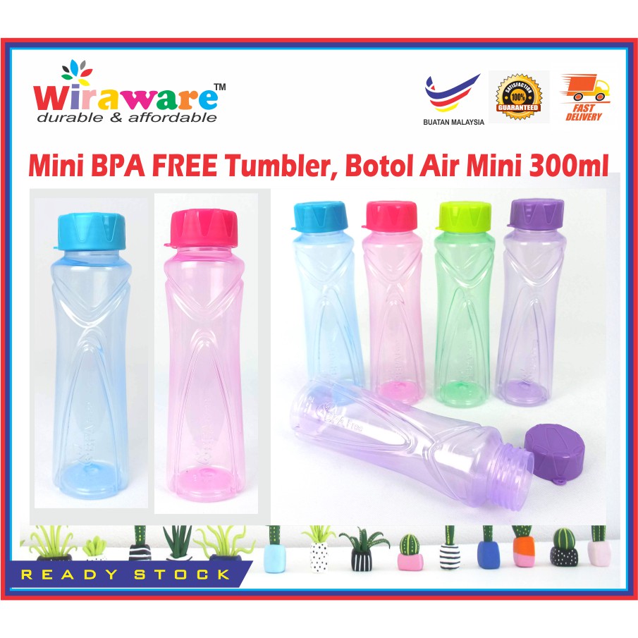 Wiraware BPA Free Mini Tumbler, Botol Minuman Mini 300ml | Shopee ...