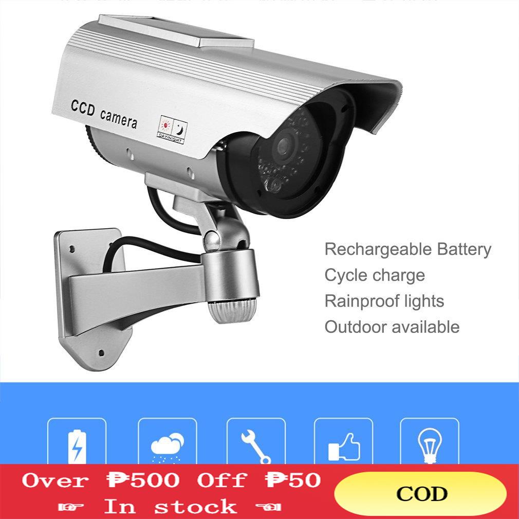 Fake Camera Solar and Battery Powered Flicker Blink LED Rainproof ...